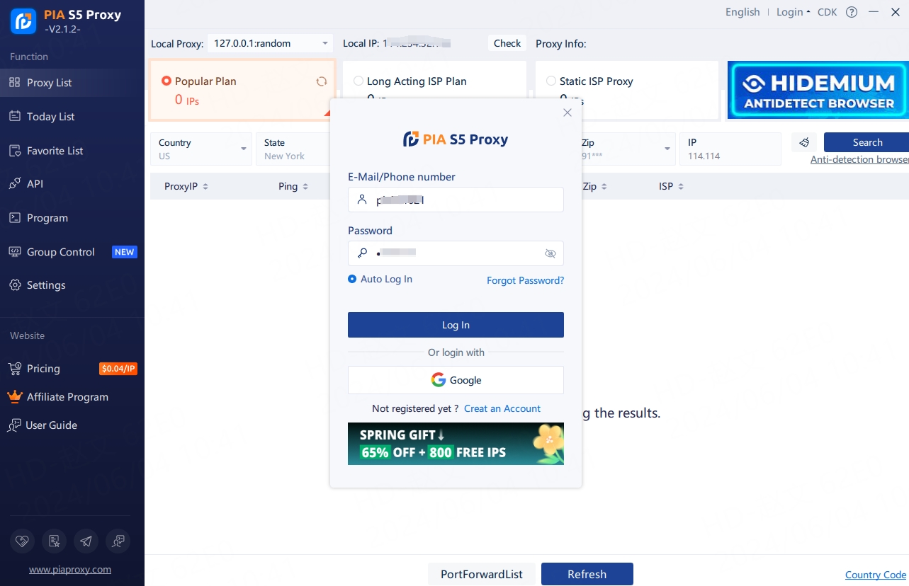 Proxy setting tutorial for static ISP in Pia S5 Proxy - PIA S5 Proxy